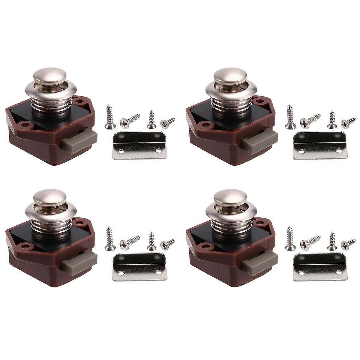 Push Button Latch Lock Door Catch Knobs Household Push Button Drawer ...