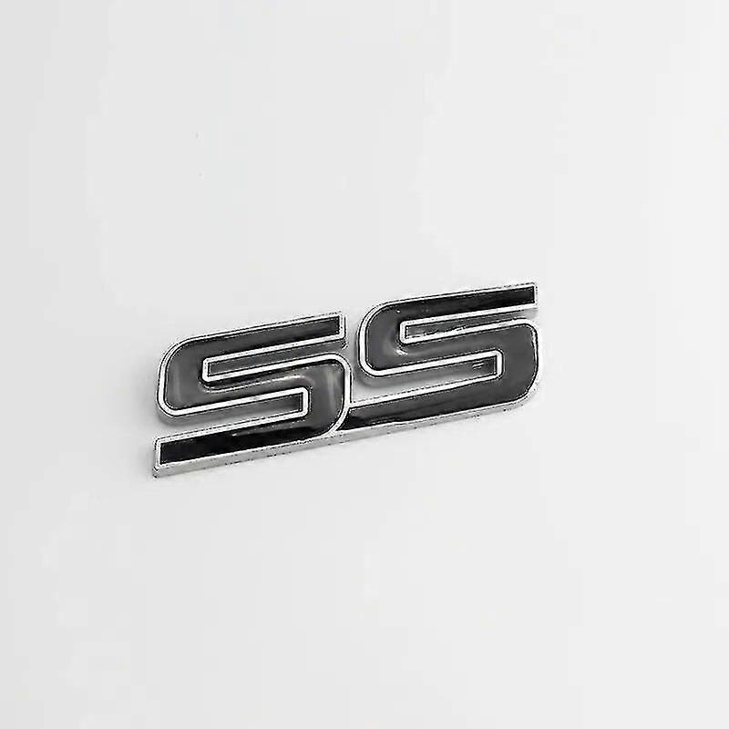 3d Metal Black White Red Logo Ss Emblem Car Fender Badge Trunk Decal ...
