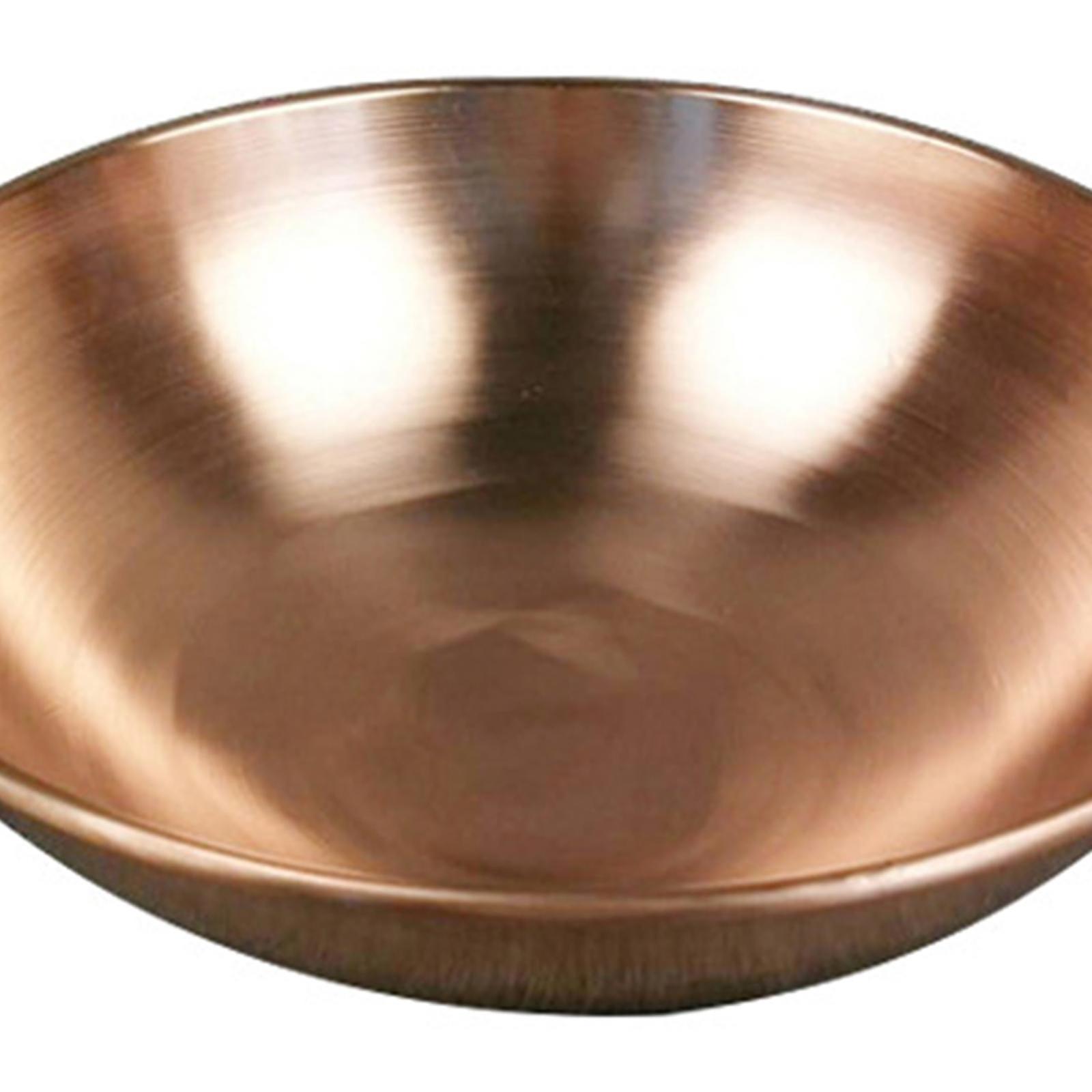 Pure Copper Pot without Lid Beautiful Shape Fry Pan Stew Pan Copper ...