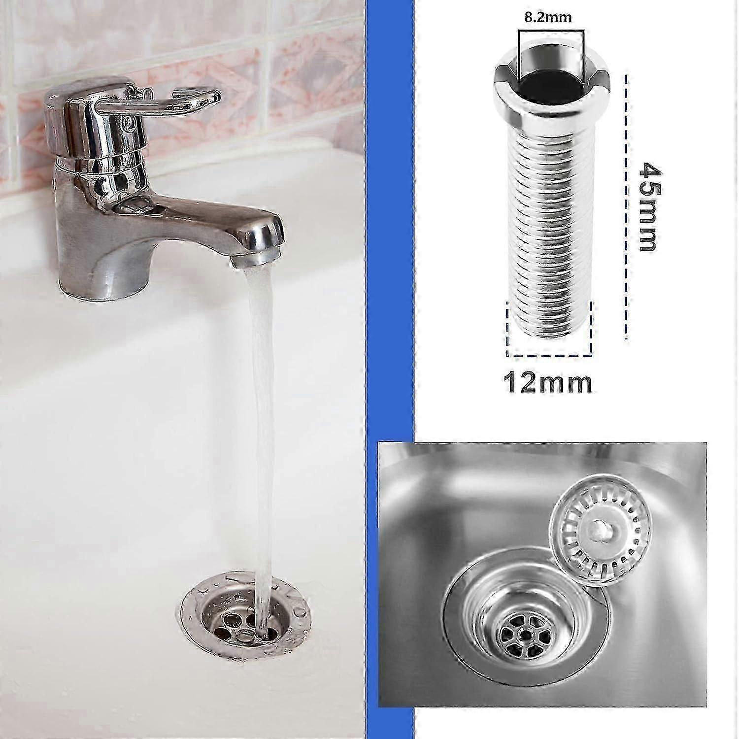 2pcs Kitchen Sink Strainer Screw 304 Stainless Steel Strainer Waste ...