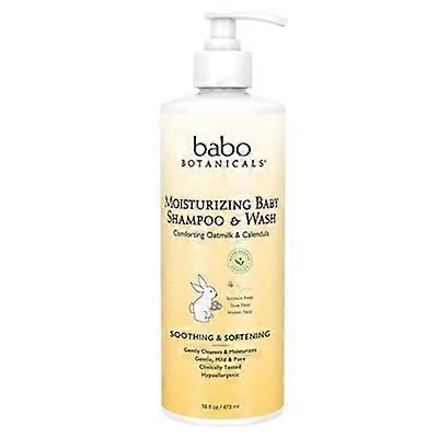 Babo Botanicals Moisturizing Baby Shampoo and Wash 16oz / 473ml | Fruugo UK