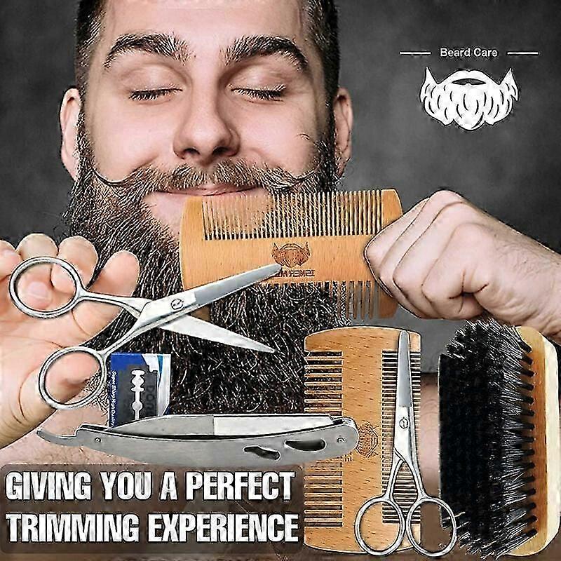 Ultimate Facial Hair Companion, Beard Grooming Kit With Travel Storage ...