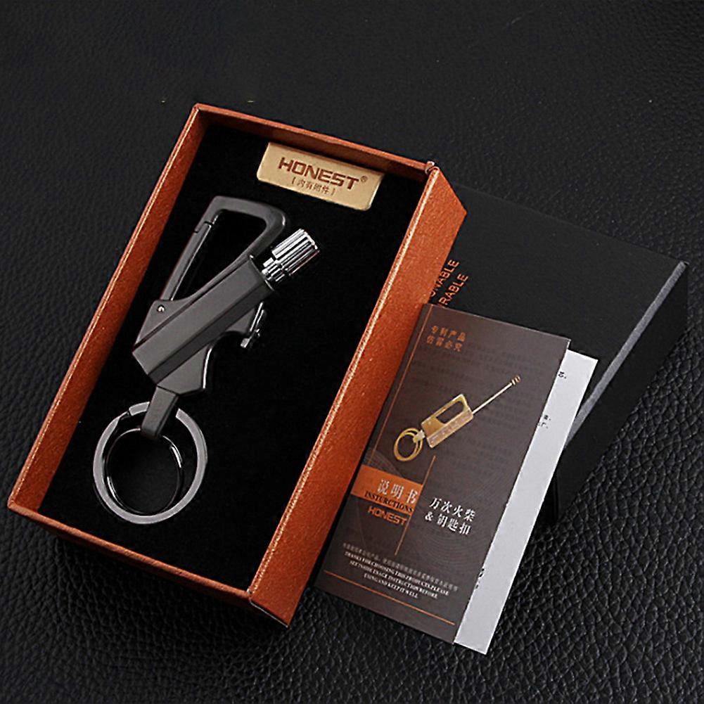 Matchstick Fire Starter Keychain Bottle Opener, Permanent Metal Match ...