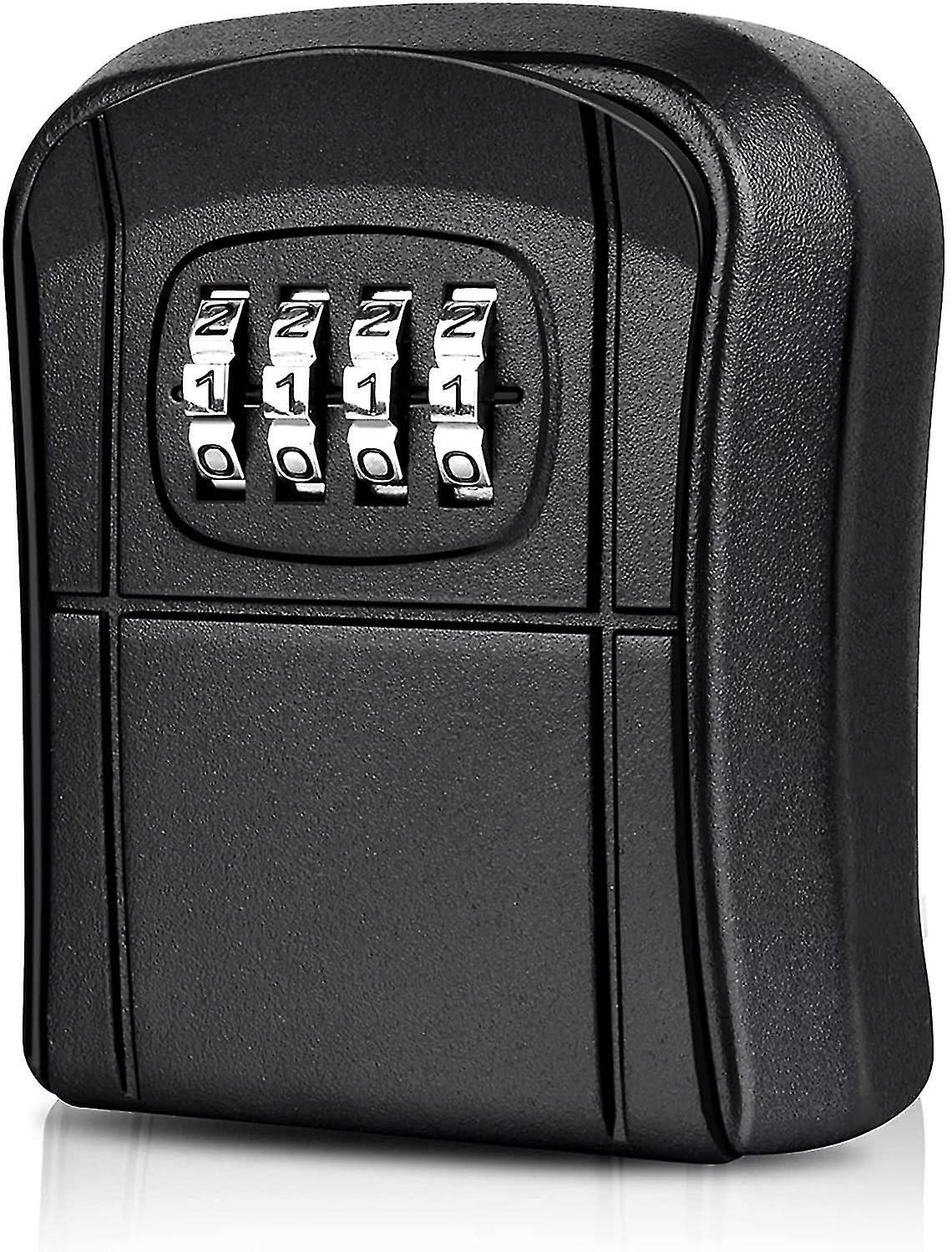 Key Box Wall Mounted Mini Key Safe Outdoor Key Box With Resettable 4 ...
