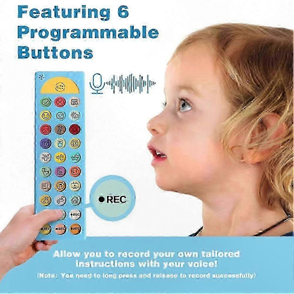 Speech Therapy Communication Tool with 6 Programmable Buttons for ...