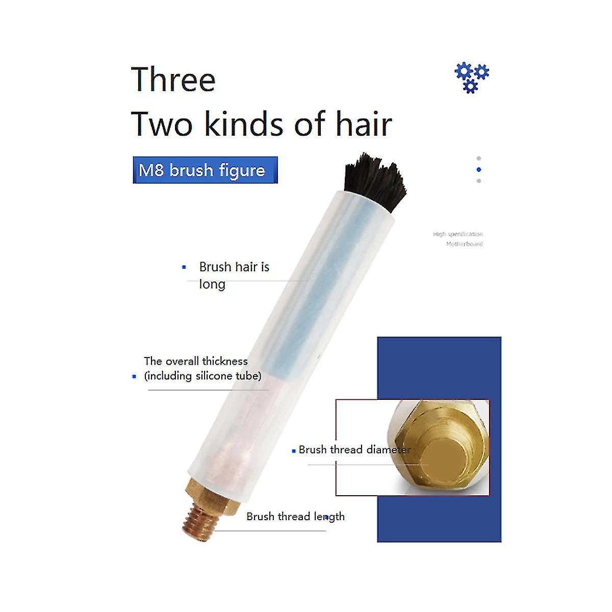 M10 Thread Carbon Fibre Weld Cleaning Brush Used Clean Passivate And ...