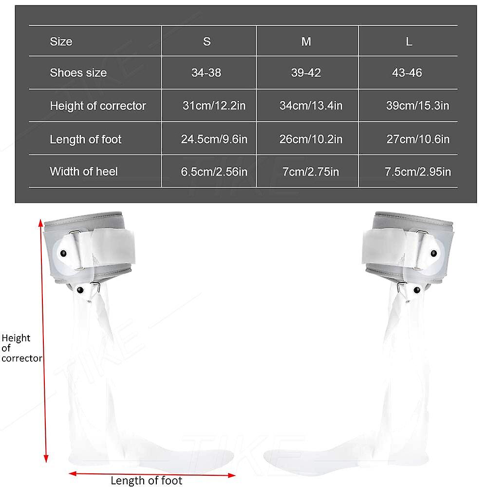 Afo Adjustable Foot Ankle Brace Orthosis Wrap Corrector Brace Relief ...