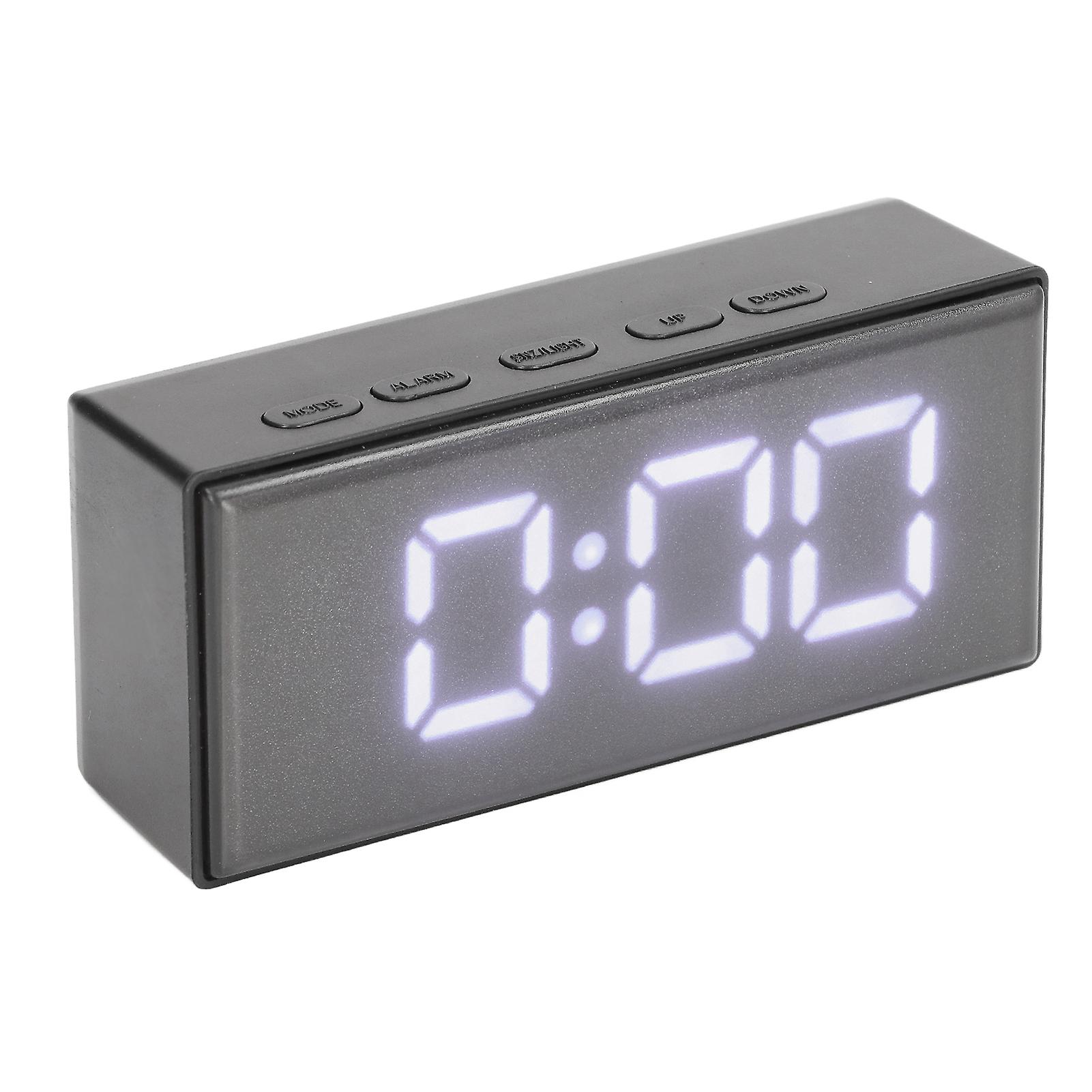 Digital LED Mirror Alarm Clock with Energy Saving Backlight - Perfect ...