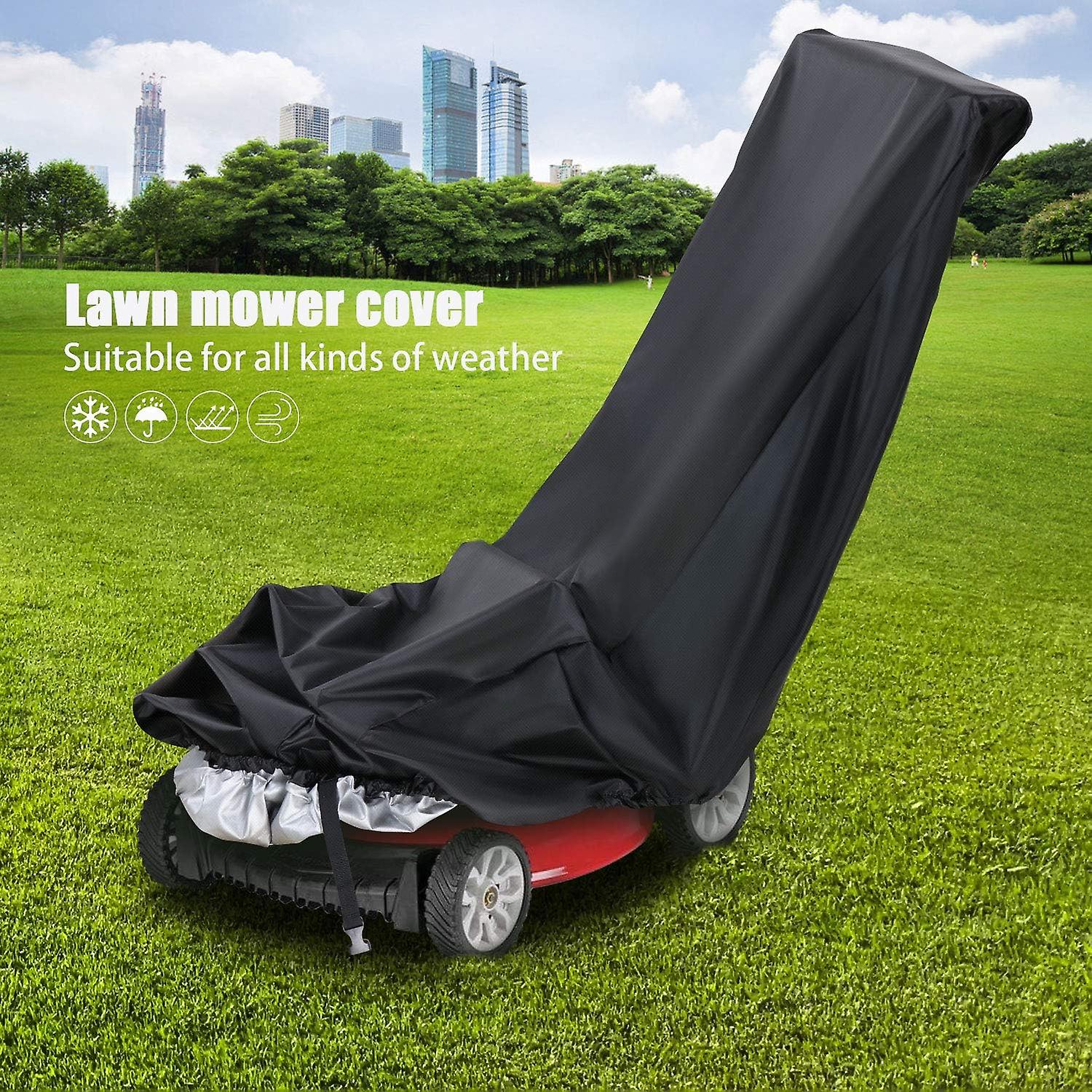 Lawn Mower Cover,Waterproof Lawnmower Cover Outdoor Heavy Duty Lawn ...