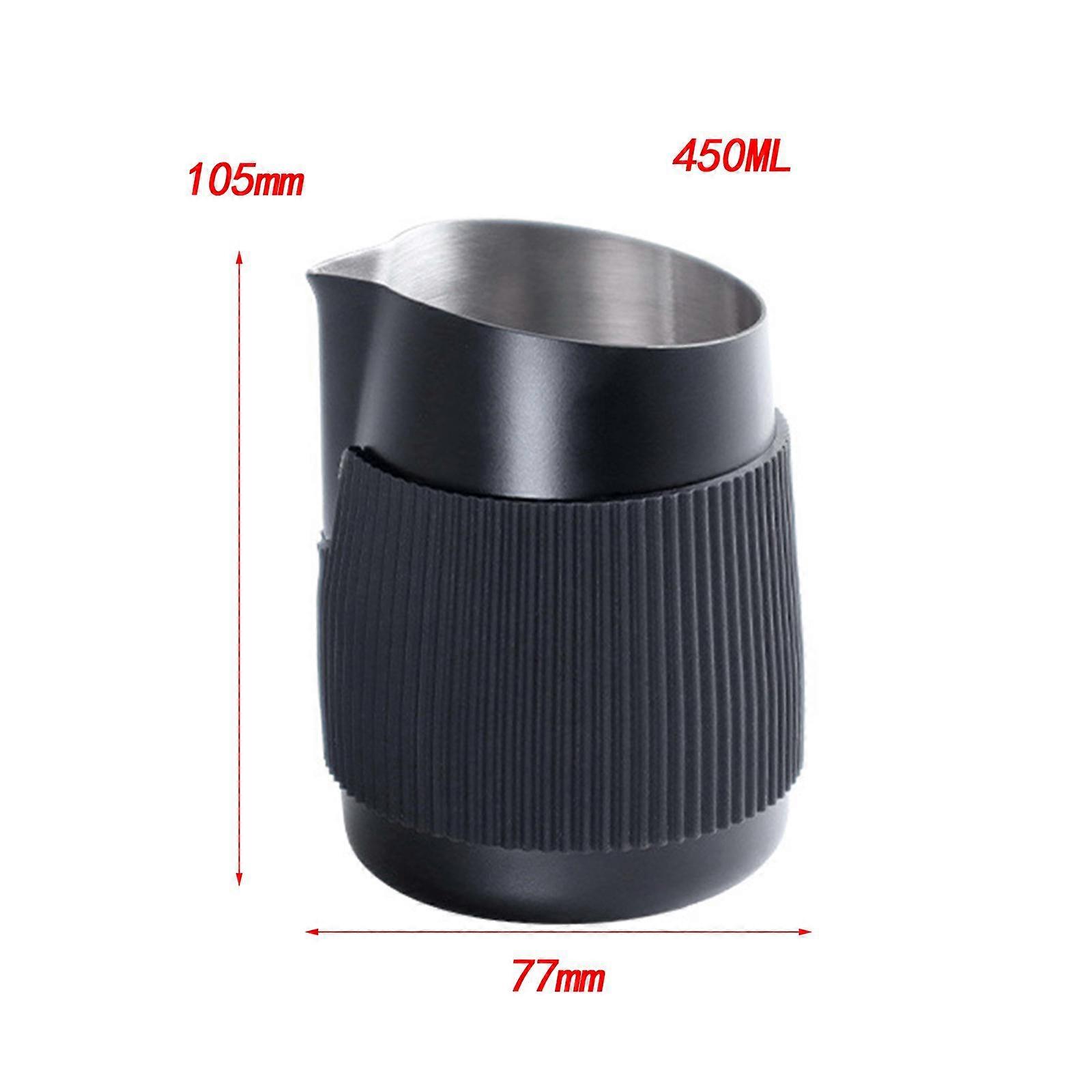 Milk Frothing Jug Handleless Milk Pitcher for Kitchen Restaurant Coffee ...