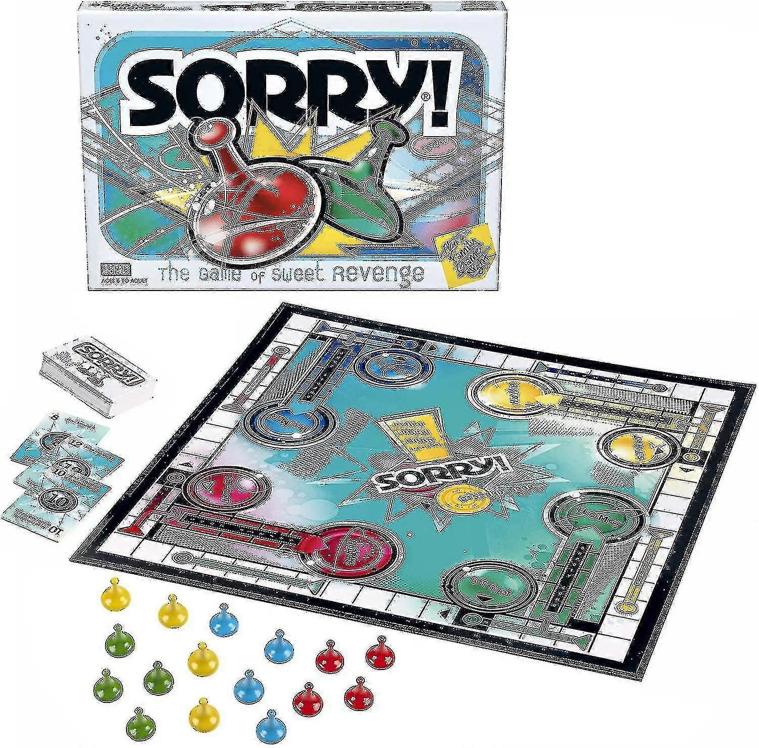 Hasbro Gaming Sorry! Parker Brothers Family Board Game For 2 To 4 ...