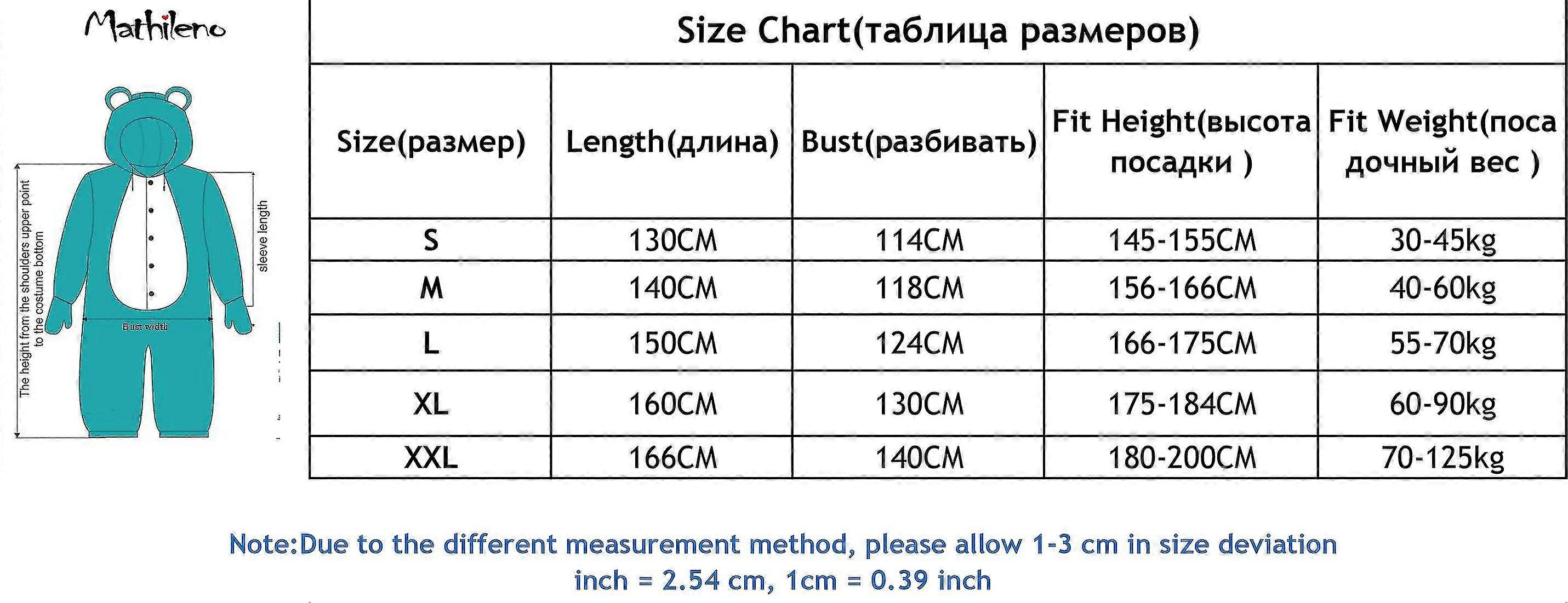 Adults One-piece Pajama, Animal Kigurumi Onesie For Men Women Full Body ...