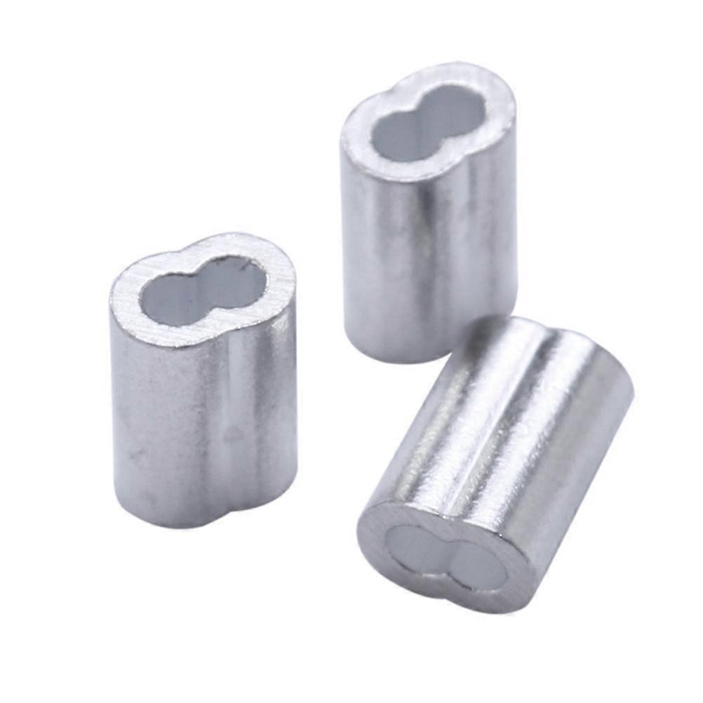 200 Pcs Wire Rope Cable Sleeve Ferrules Cable Aluminum Ferrules ...