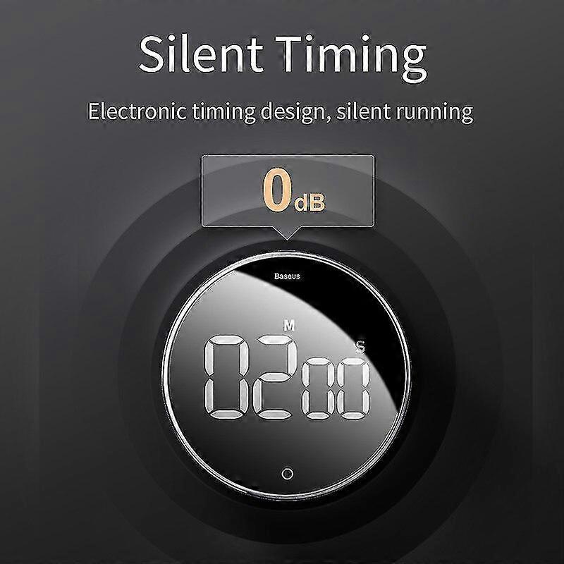 Magnetic Kitchen Timer Digital Timer Manual Countdown Alarm Clock ...