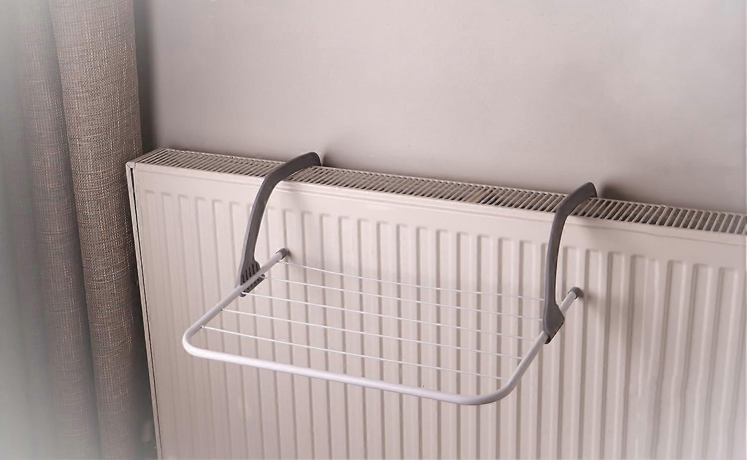 55*32cm,5 Bar Radiator Folding Airer Radiator Towel Holder Clothes ...