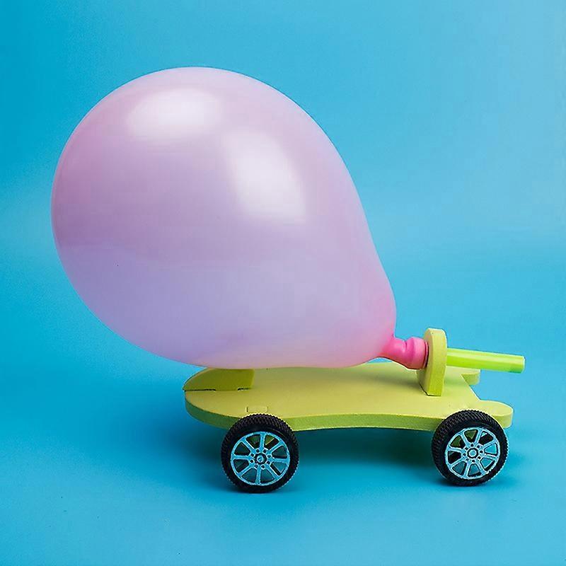 DIY Balloon Power Car Recoil Force Kit Technology Experiment ...