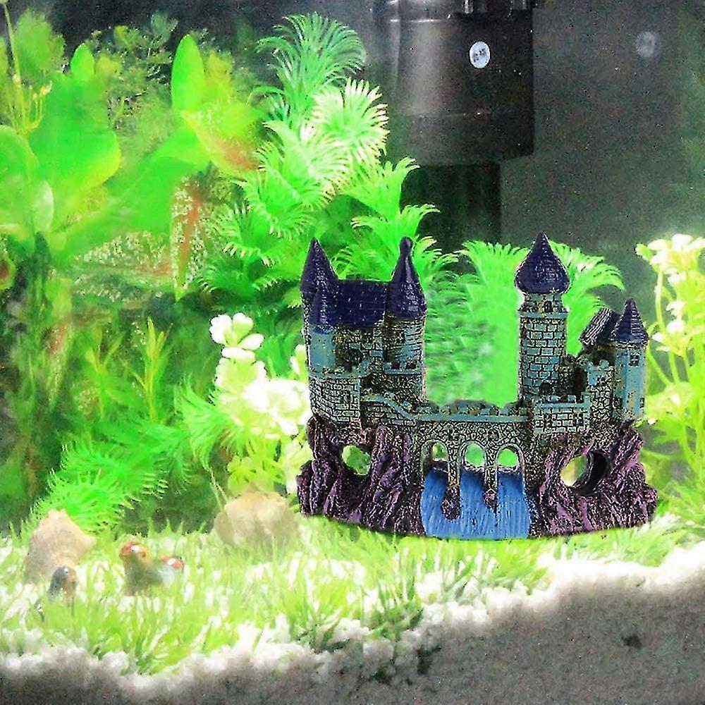 Castles Aquarium Ornament Resin Mythical Magic Castles Decorations Fish ...