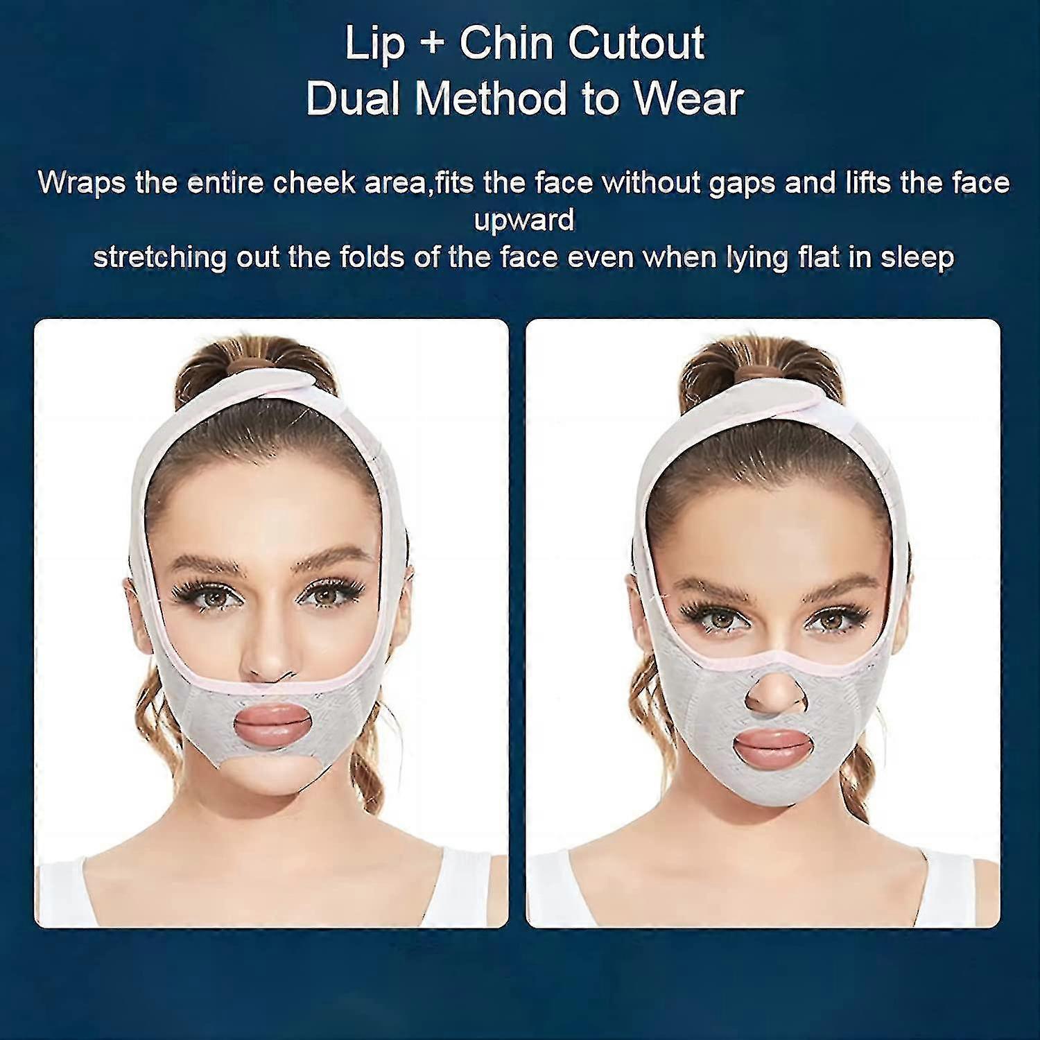 Beauty Face Sculpting Sleep Mask, Reusable V Line Shaping Masks, V Line ...