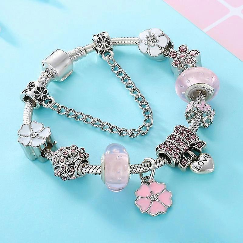 Charm Bracelets Fashion Women Bead Diy Pandora Style Jewelry | Fruugo NO