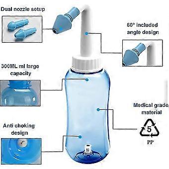 Nasal Wash Bottle Neti Pot Sinus Rinse Bottle Nose Cleaner Nasal ...