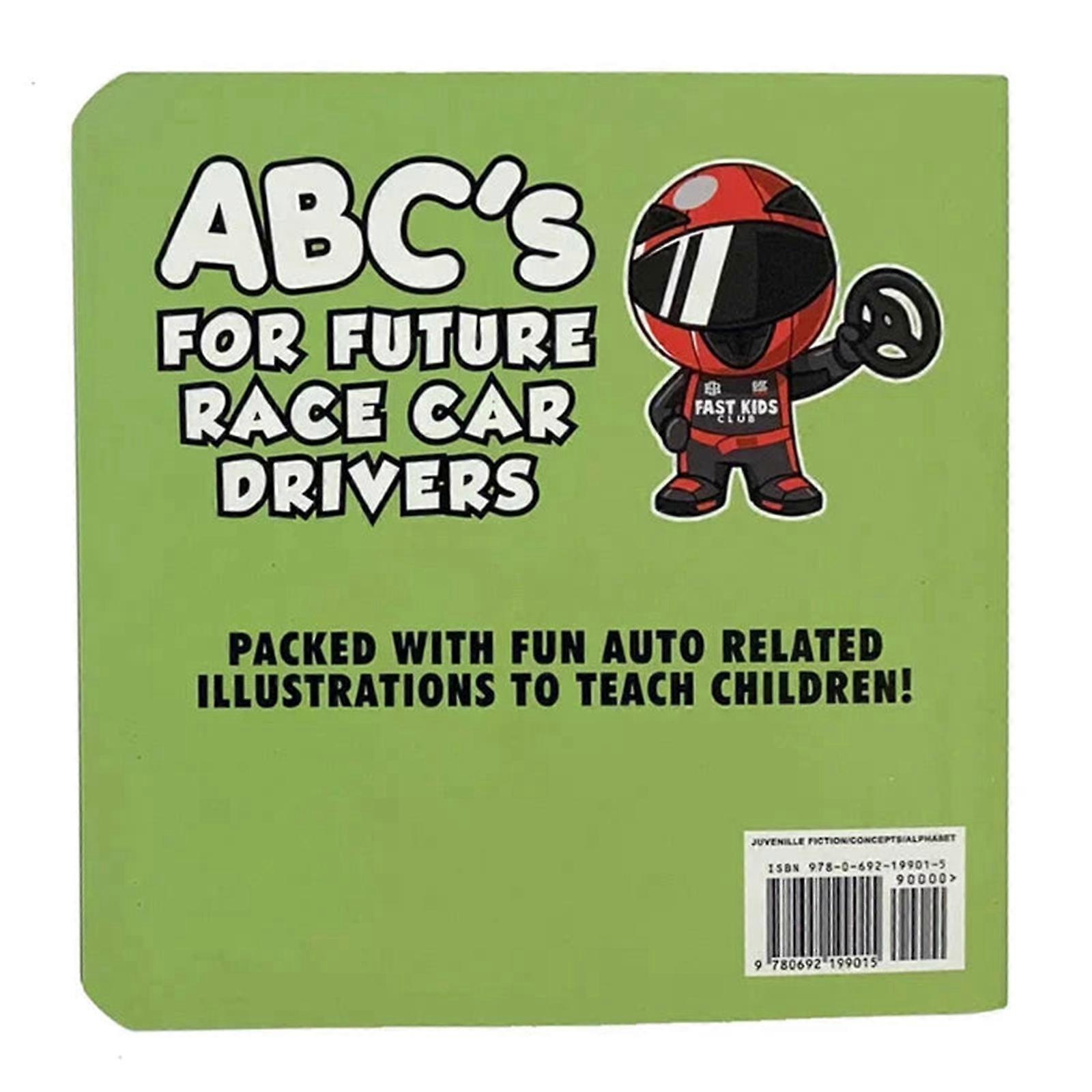 Abc for Future Race Car Drivers Alphabet Book, Book for Children Kids ...