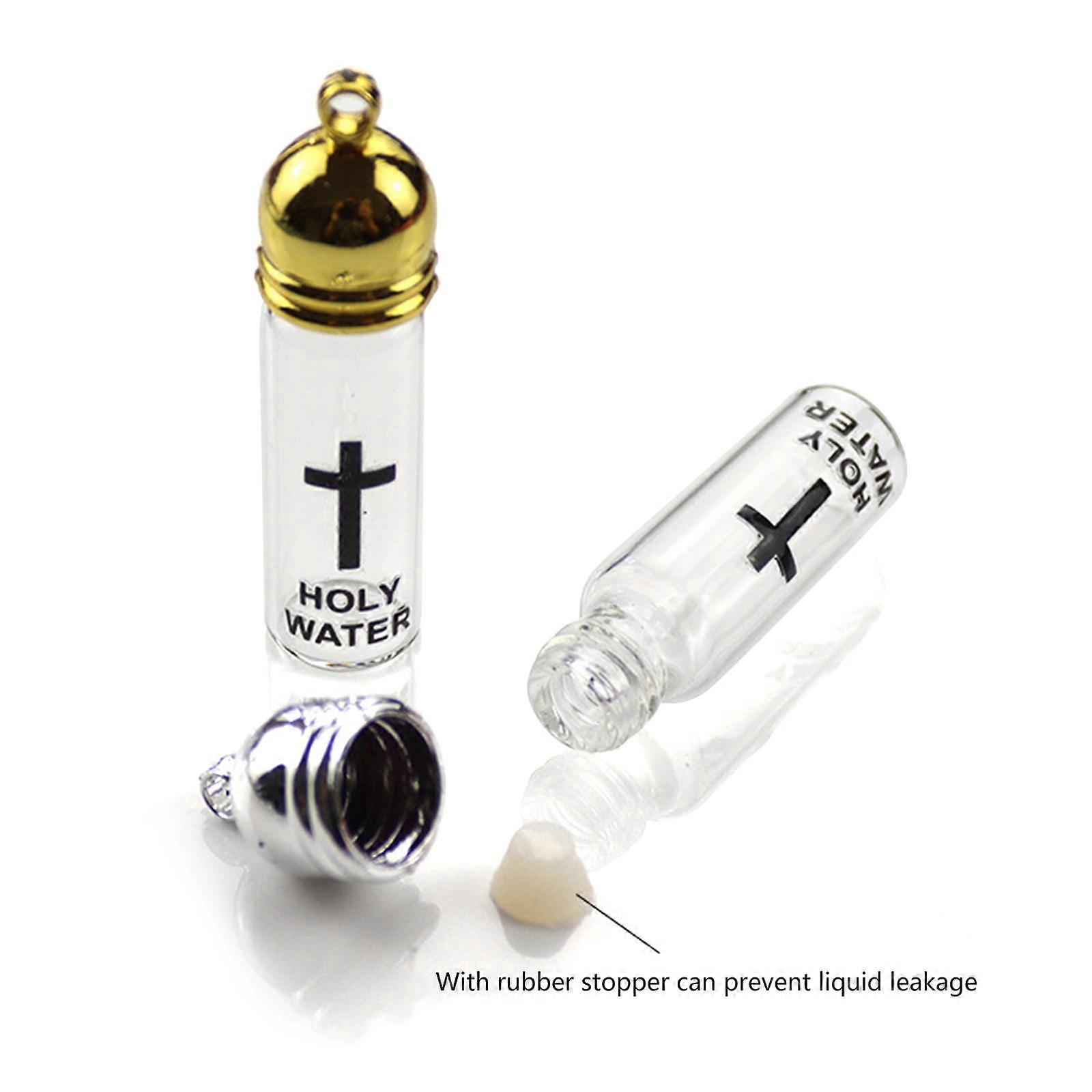 Glass Holy Water Bottle With Lid Praying Bottle Holy Water Empty ...