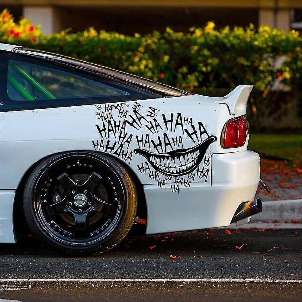 Modern Joker Laugh HAHA Car Sticker Decal Tumblrs Waterproof Bumper ...