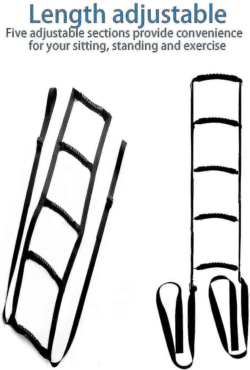 Adjustable Bed Assist Ladder with Sturdy Handle, Sit-Up/Pull-Up Support ...