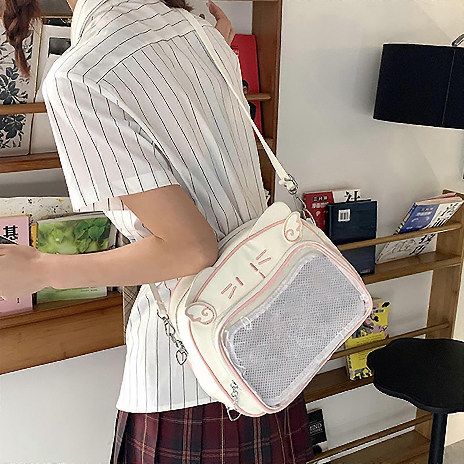 Women Anime Cats Itabag Backpack Multipurpose PU Schoolbag with ...