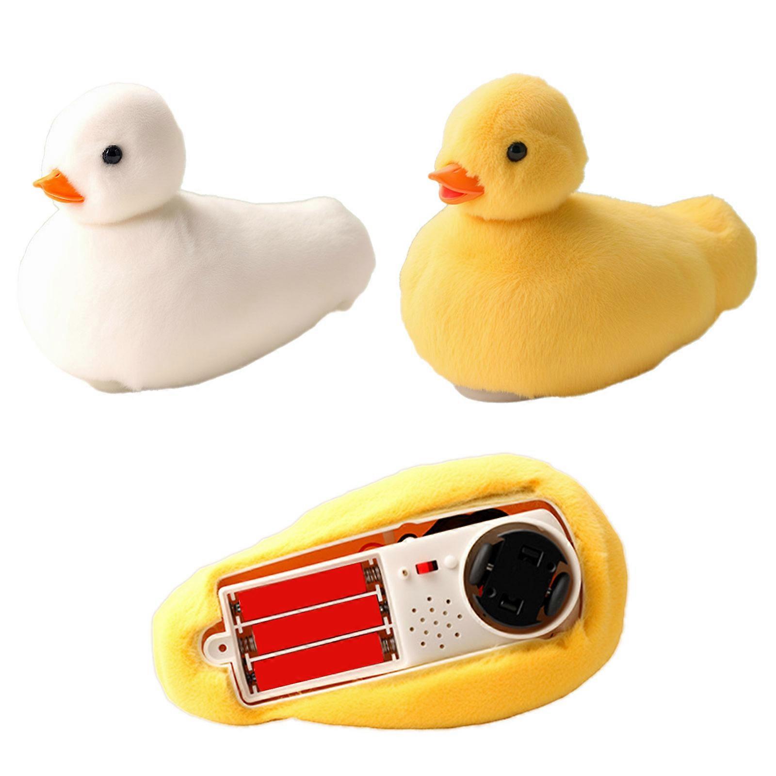 Lovely Electric Sound Walking Duckling Plush Toy Electric Plushie ...