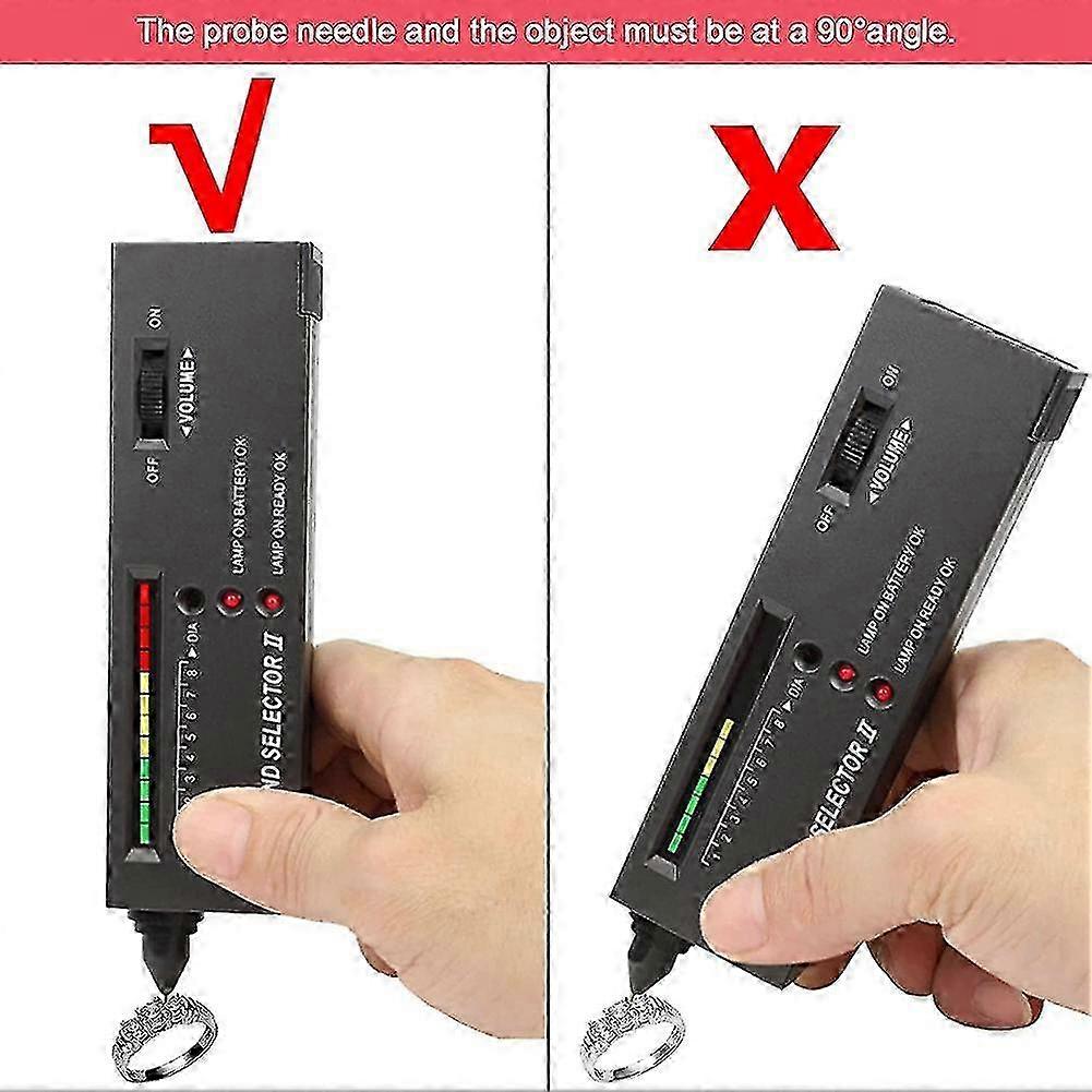 Diamond Tester Pen,professional Diamond Detector With 60x Mini Led ...