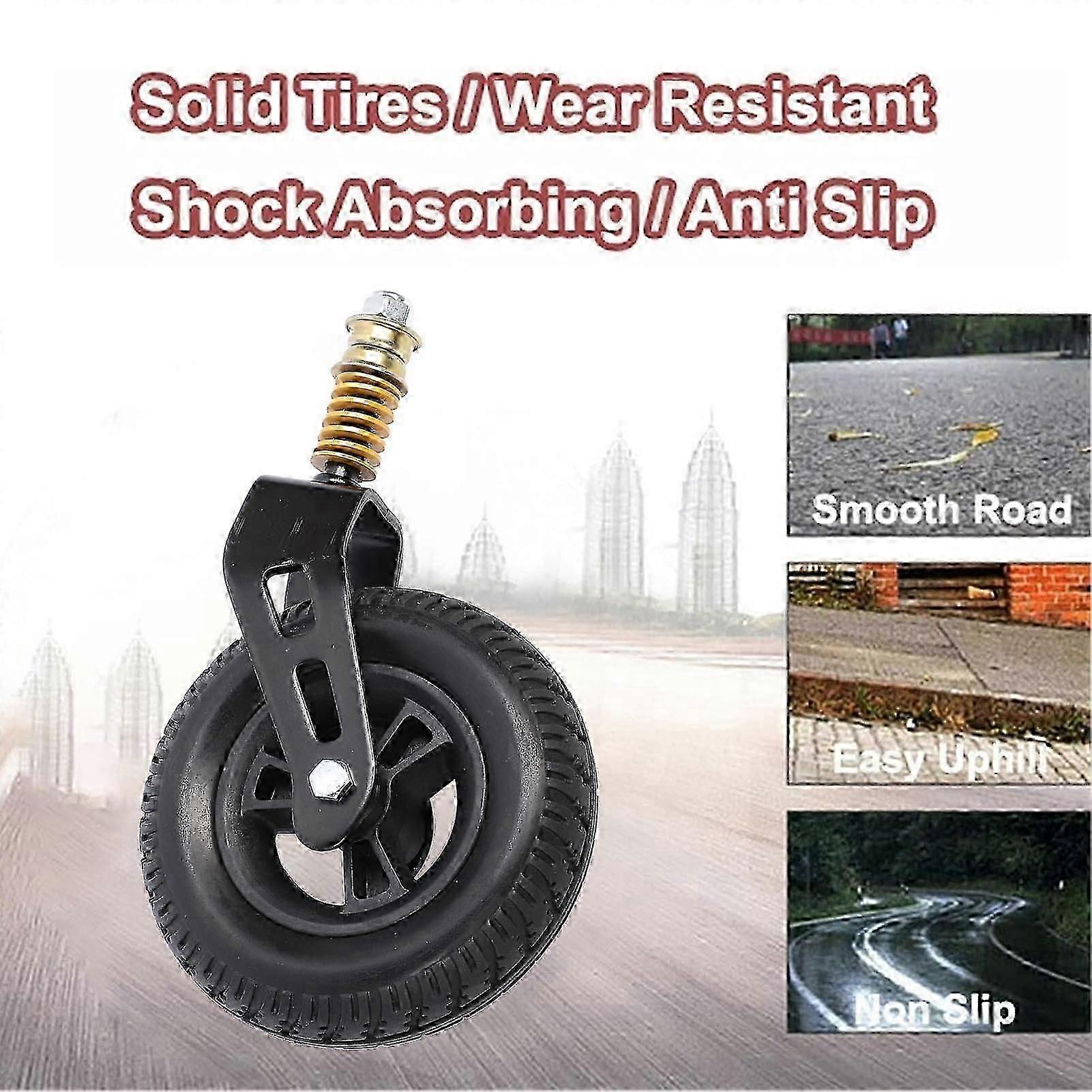 Front Wheelchair Wheel 7 Inch Solid Wheelchair Front Caster 360 Degree ...