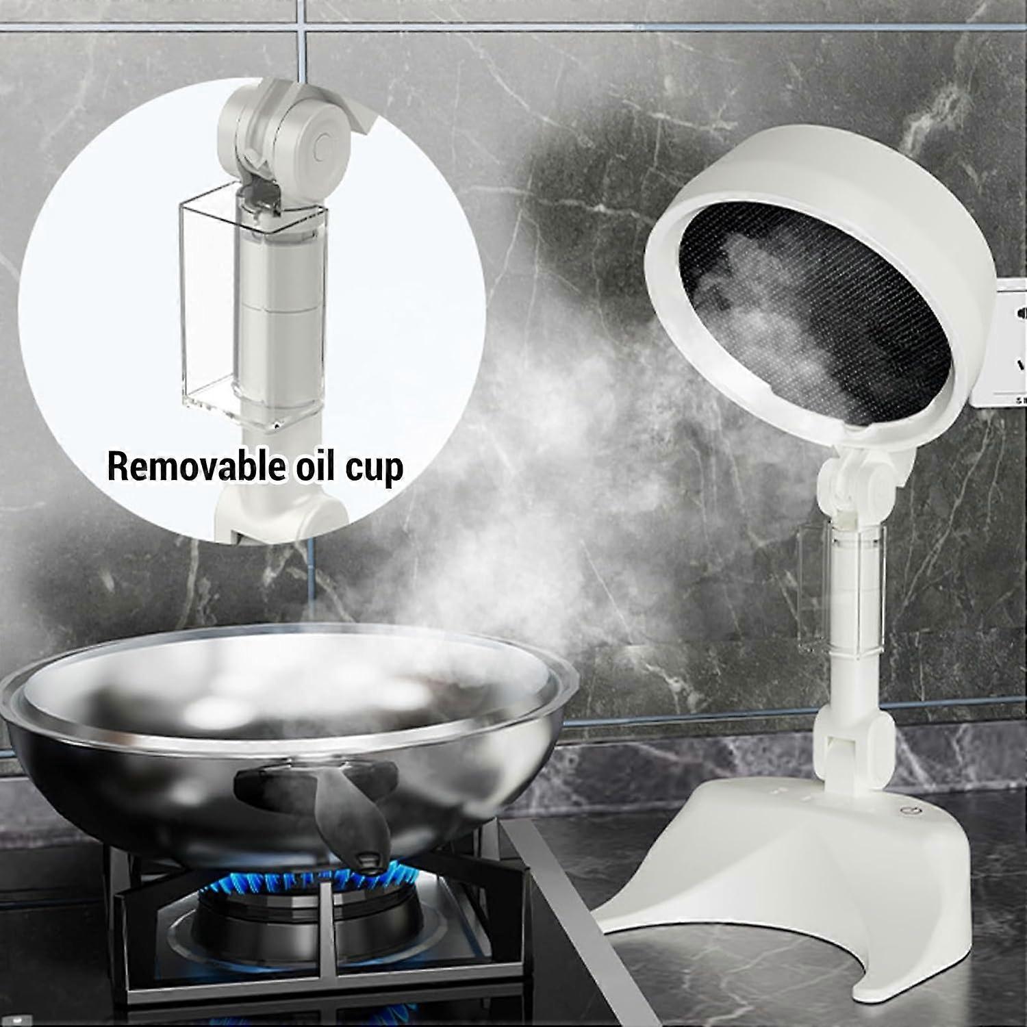 Portable Cooker Hood, Compact Desktop Extractor Fan with 3 Speed Levels ...