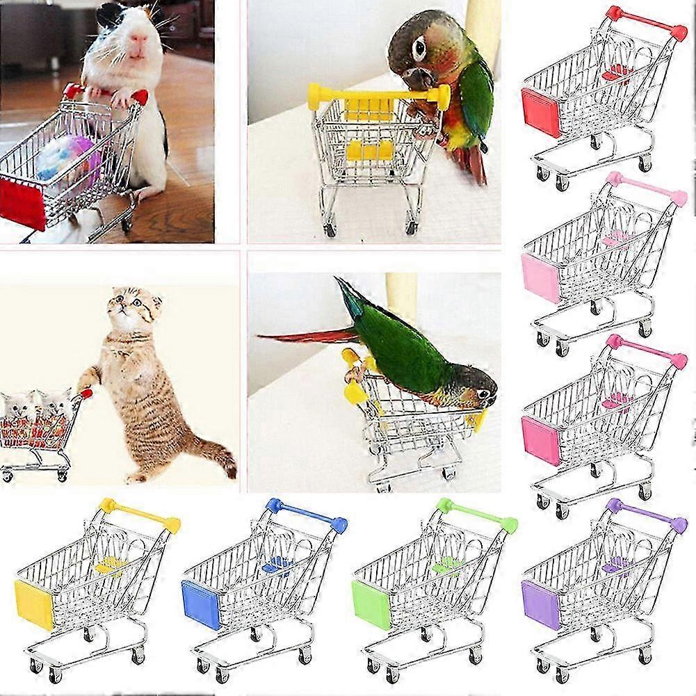 Mini Lovely Cart Trolley Small Pet Bird Parrot Rabbit Hamster Cage ...