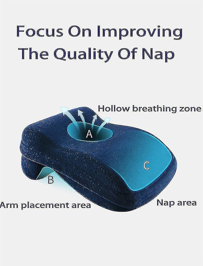 Memory Foam Nap Pillow For Travel Headrest Neck Support Cushions Office ...