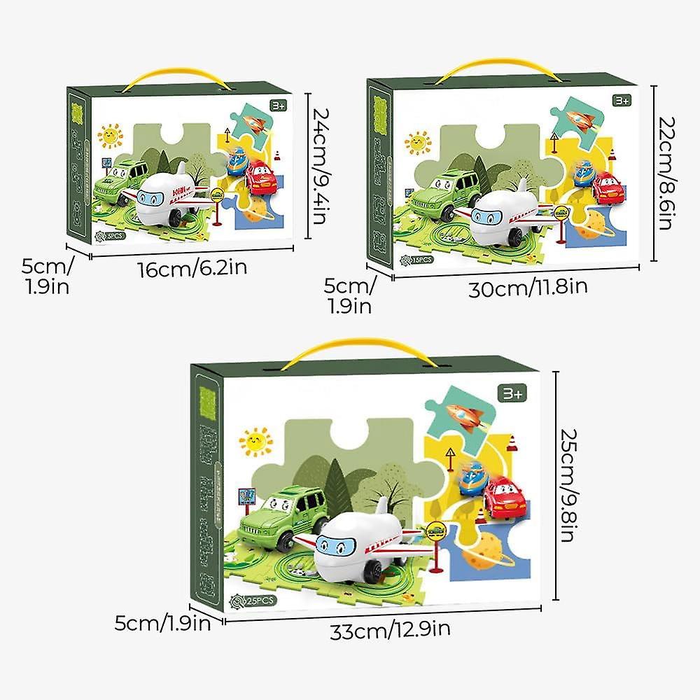 DIY Assembling Electric Trolley,Children's Educational Puzzle Track Car ...