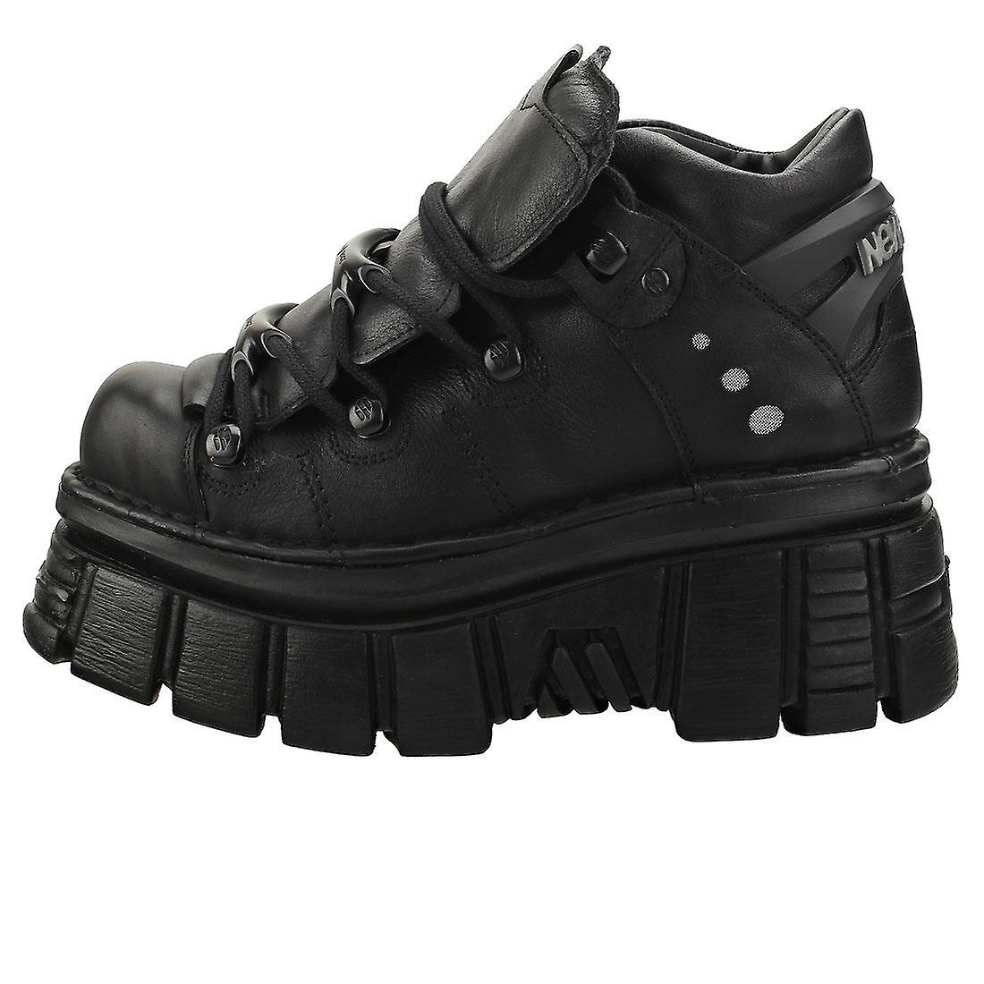 New Rock M106n-s52 Unisex Platform Shoes in Black | Fruugo UK