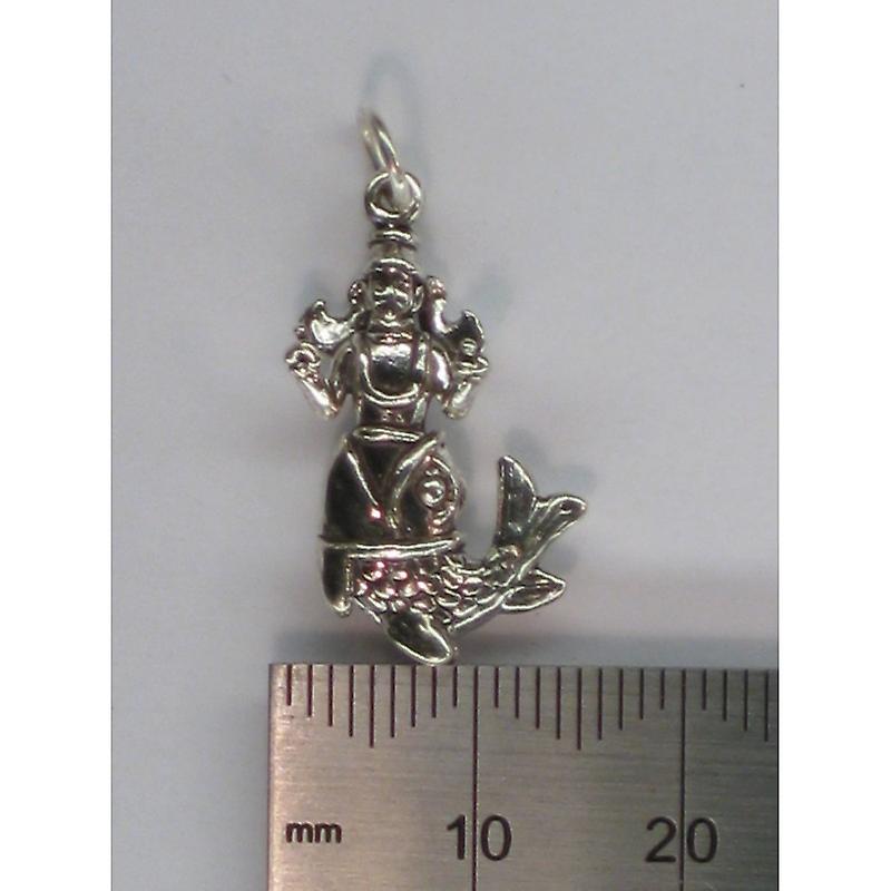 Hindu God Sterling Silver Charm Fish God In Mouth .925 X 1 Holy Charms ...