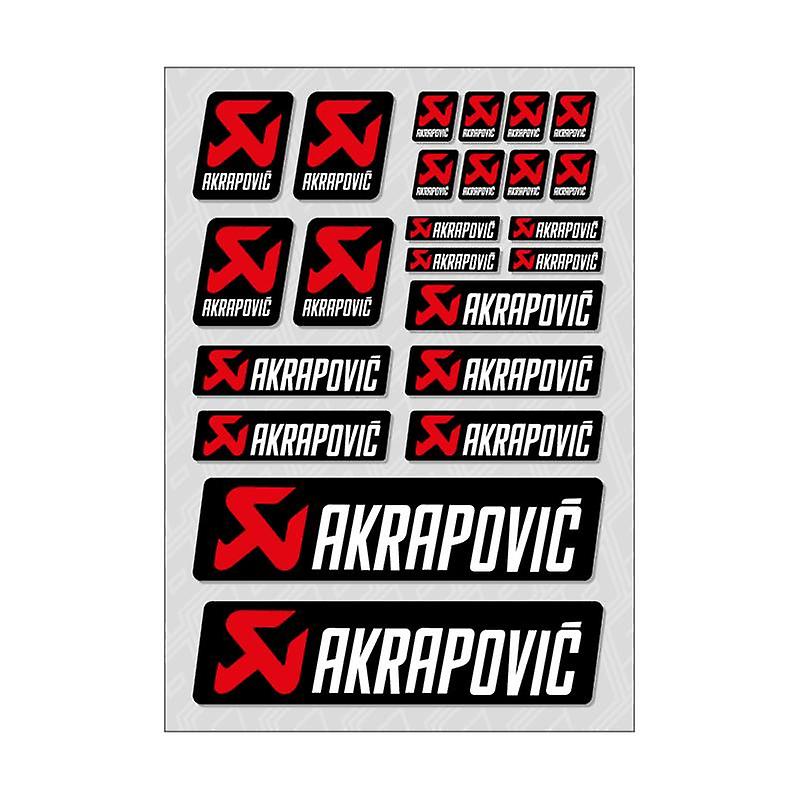 For Akrapovic Sticker Silencer Muffler Tip Pipe Tank Logo Decal | Fruugo UK
