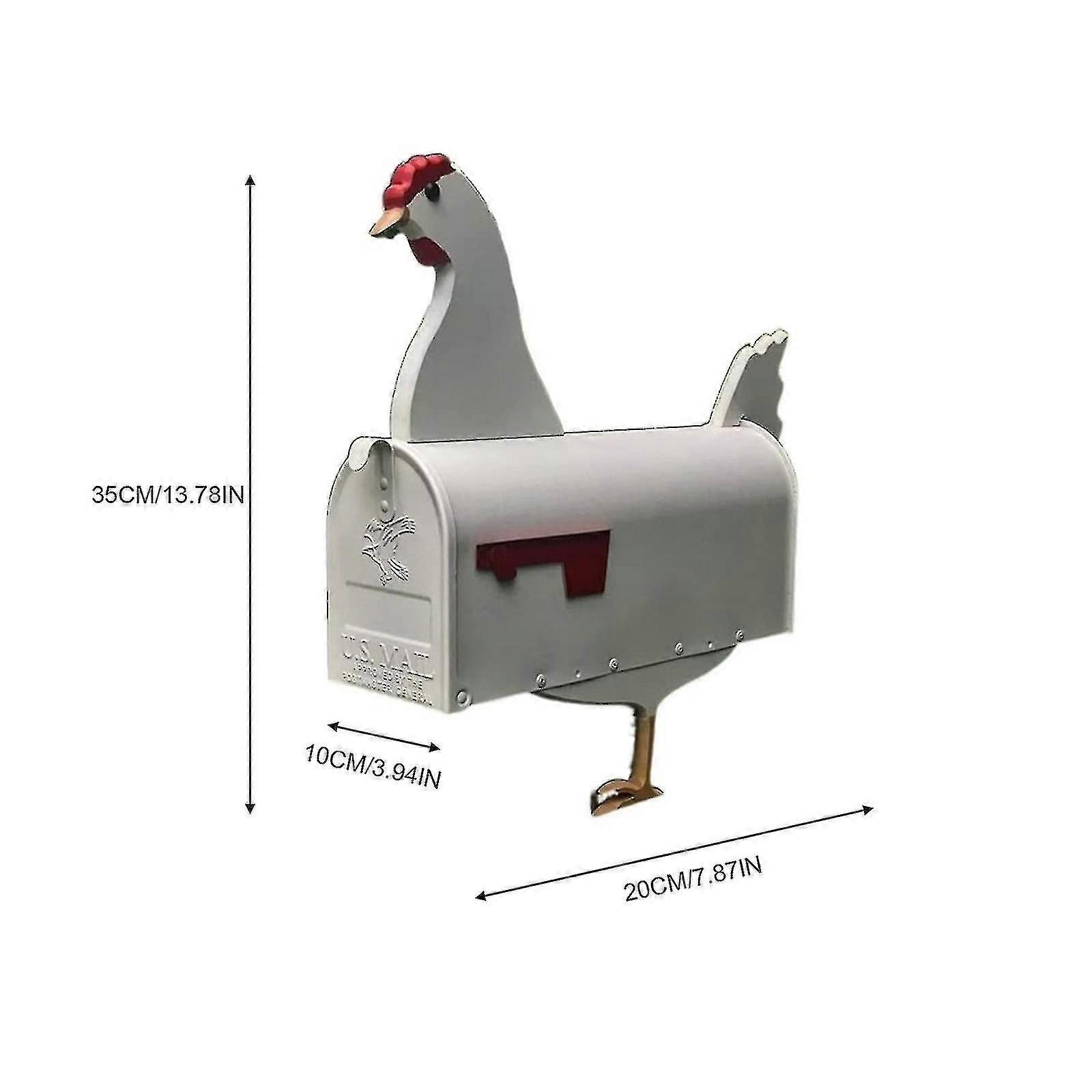 Chicken Mailbox,unique Funny Animals Post Box Sculptures For Farm ...