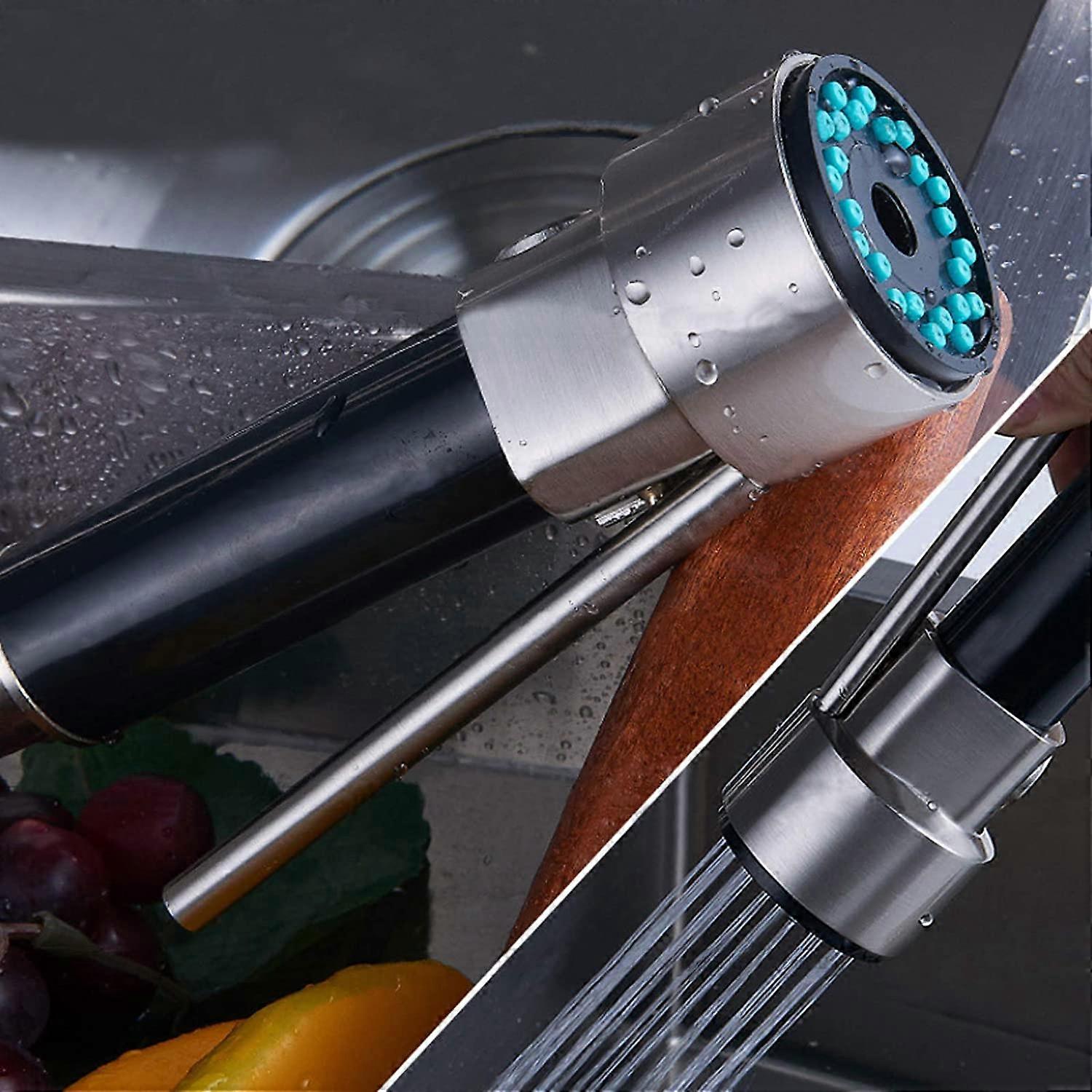 Kitchen Faucet Sprayer Brass Pull Down Kitchen Sink Sprayer Mixer Tap ...