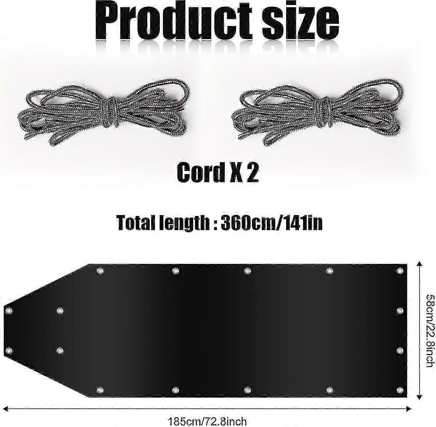 Deer Drag Sled, Portable Ice Fishing Sled With Rope, Multi-purpose Dog ...