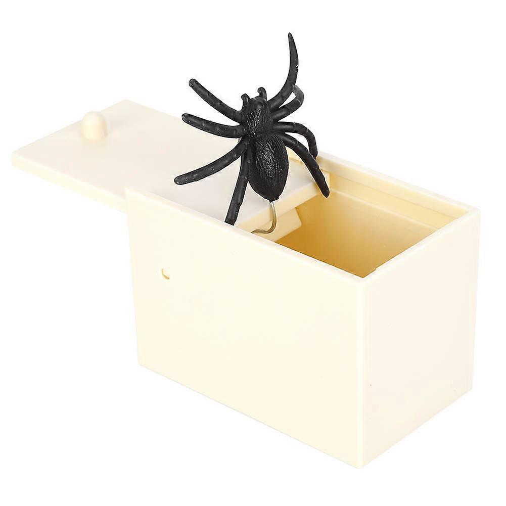 Spider Prank Box, Funny Wooden Scare Prank Box Surprise Toy Rubber ...