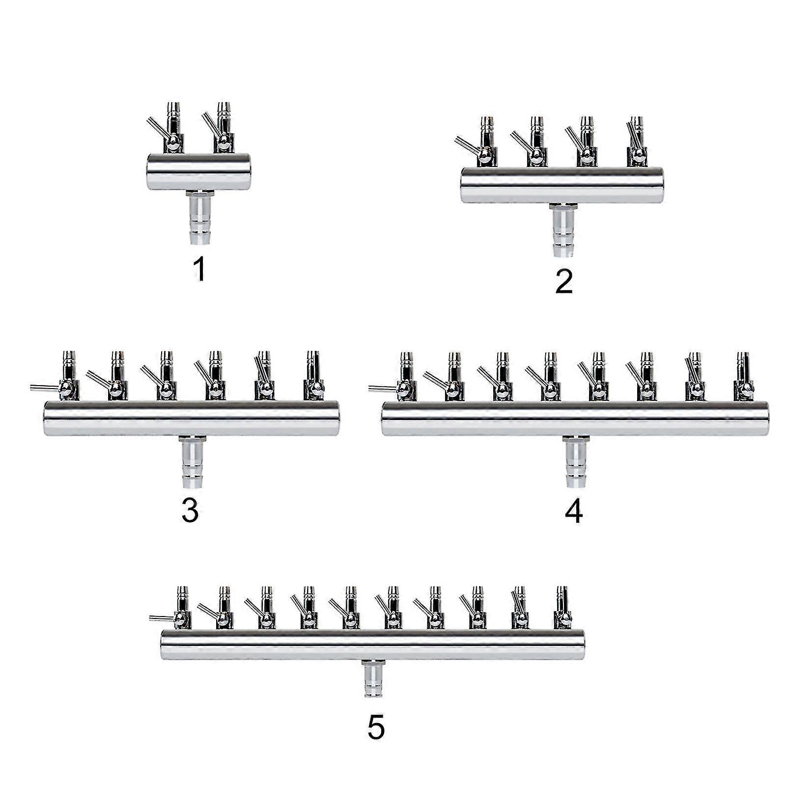 2/4/6/8/10 Ways Airline Splitter Manifold For Pump Hydroponics Air Flow ...