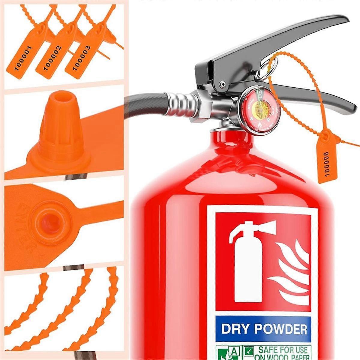 1000 Pcs Plastic Tamper Seals Tags Security Tags Seals Safety Numbered ...