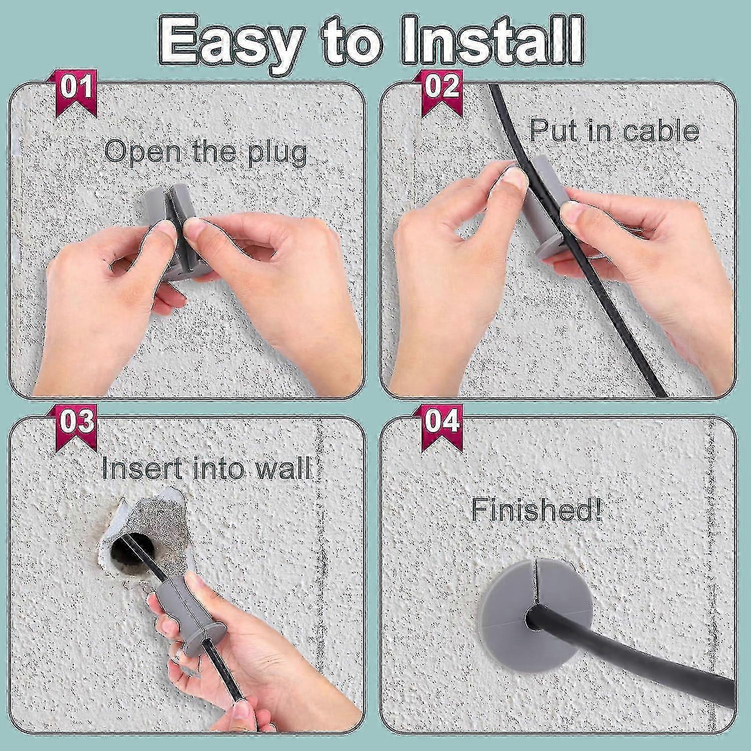 Starlink Cable Routing Kit For 1" Wall Hole, Cable Routing Kit For ...