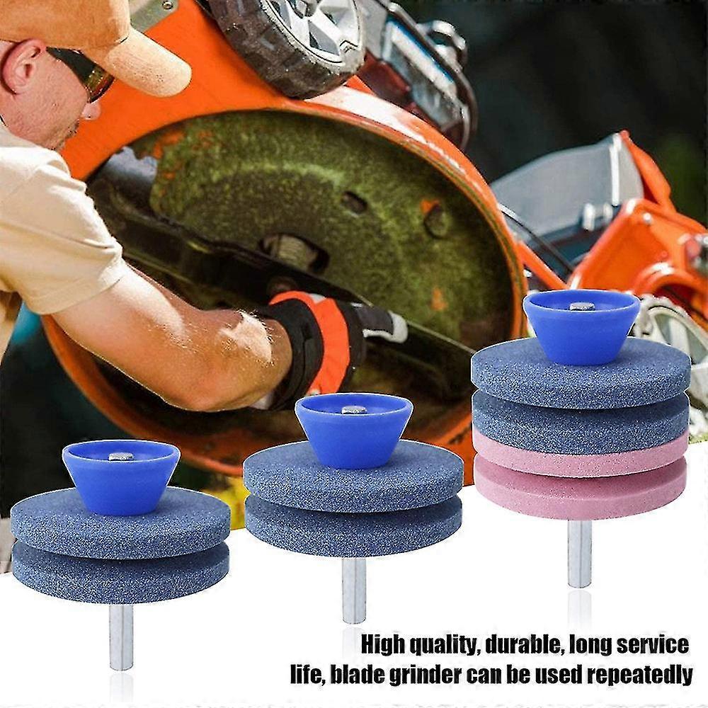 3pcs Grinder For Lawn Mower Knives, Lawn Mower Sharpener, Sharpening ...