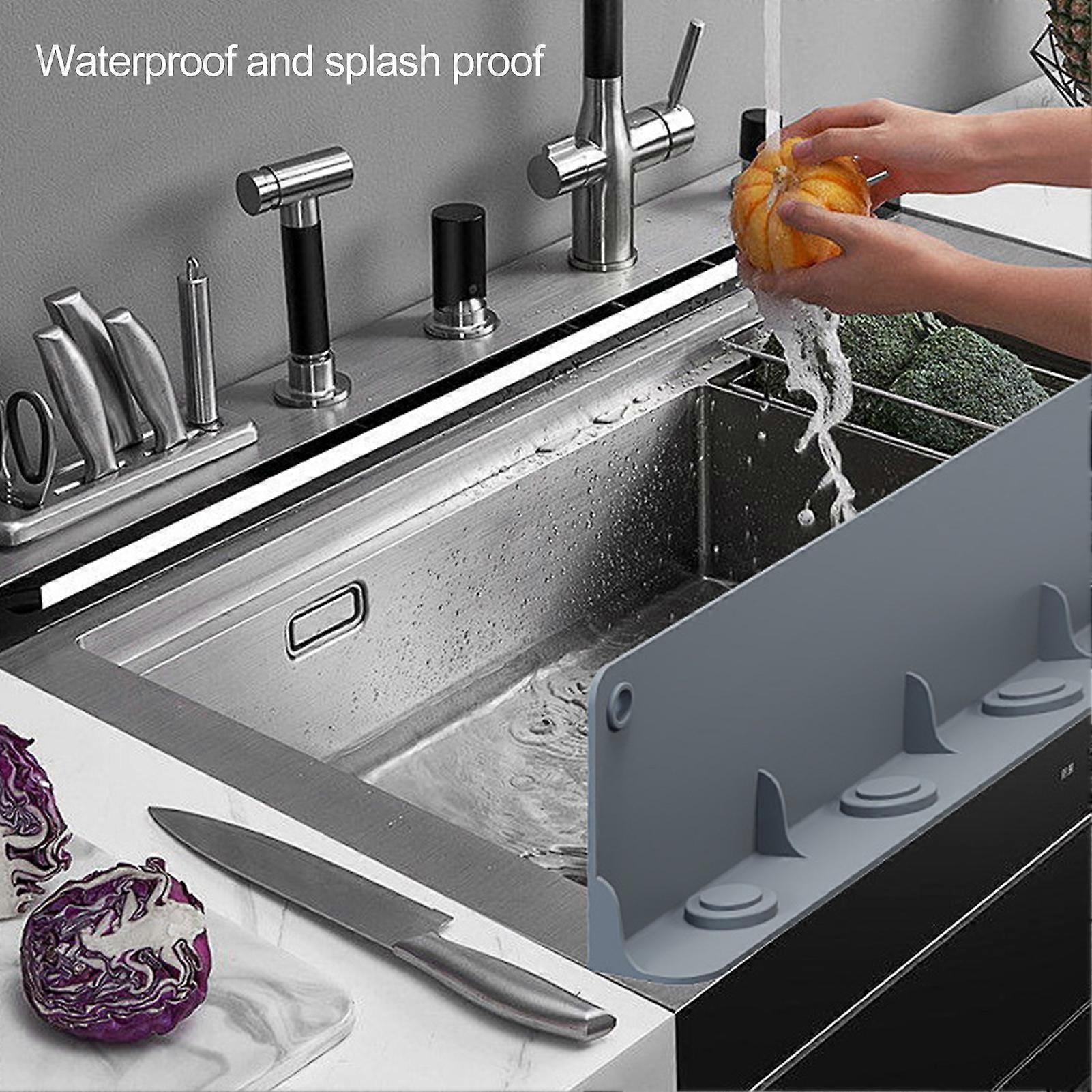 Sink Splash Guard Pressure Adsorption Slope Design Soft Suction Cup ...