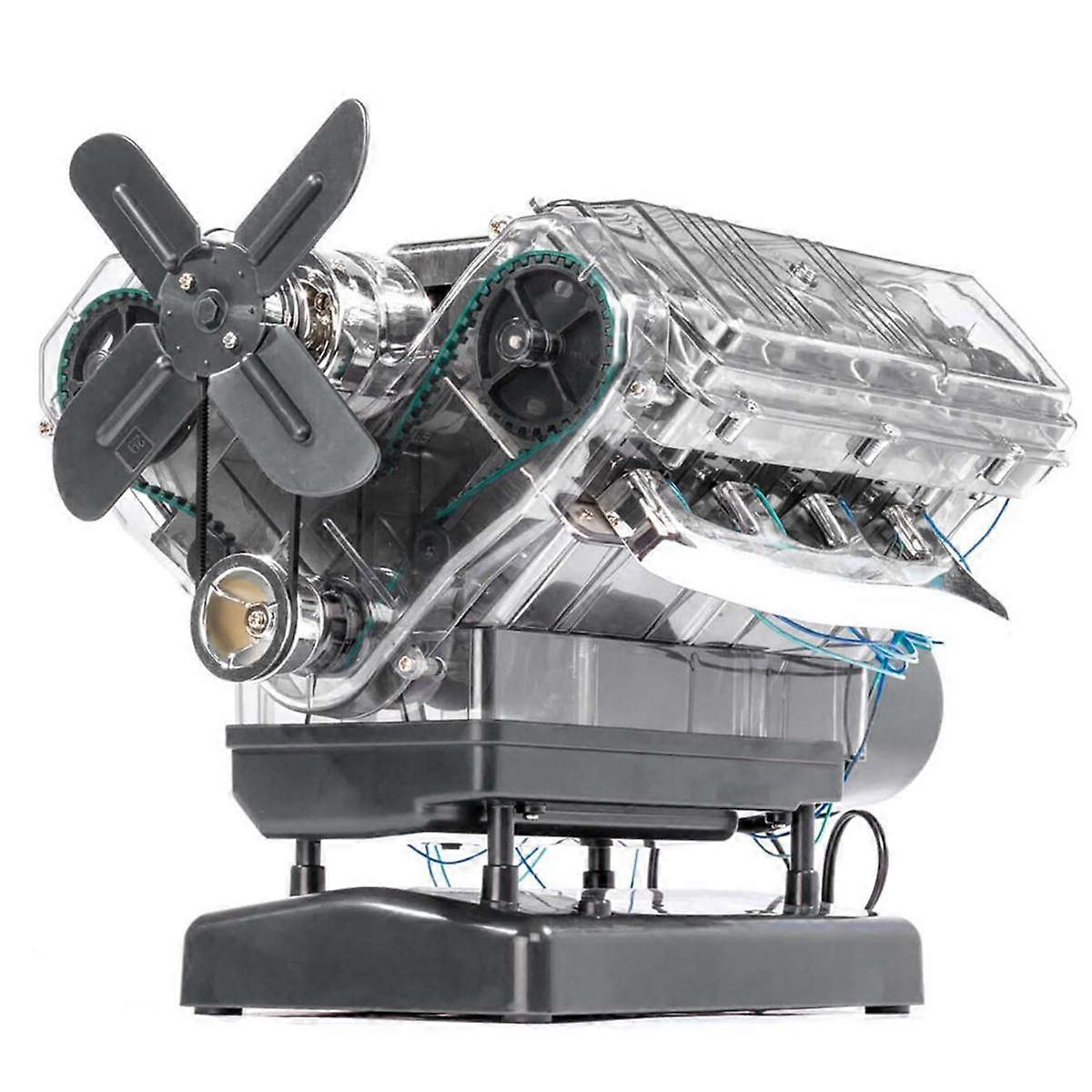 Mini V8 motor modelbouw interne verbranding model V8 motor simulatie ...