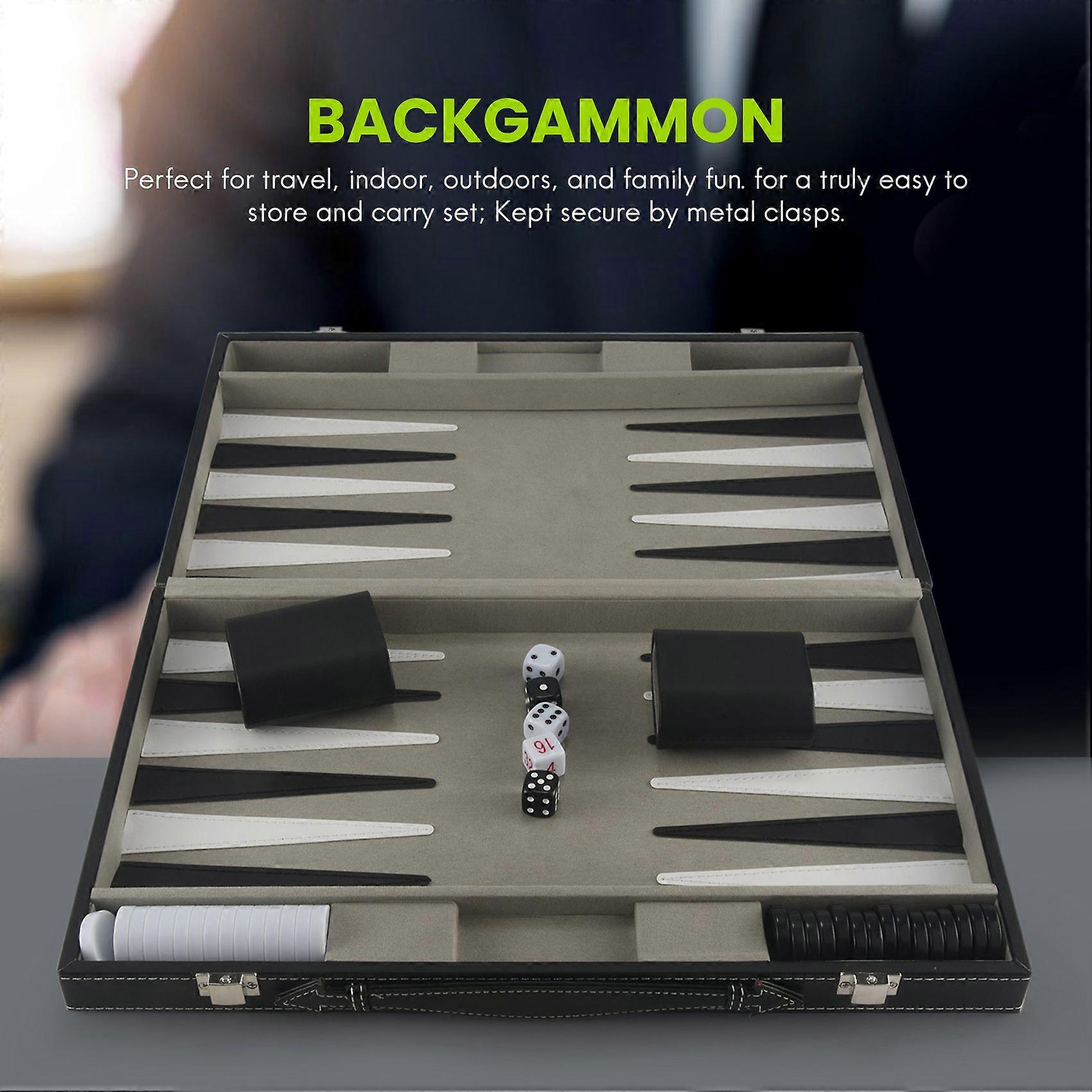 Backgammon Set - Classic 14.75 Inch Backgammon Sets for Adults Board ...